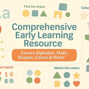 100,000+ Preschool Pre-k Kindergarten Learning Bundle - Activity ...