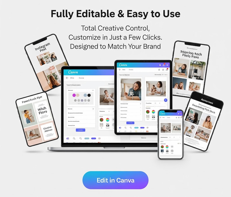 30,000+ Canva Templates Bundle | Editable Templates for Social Media ...
