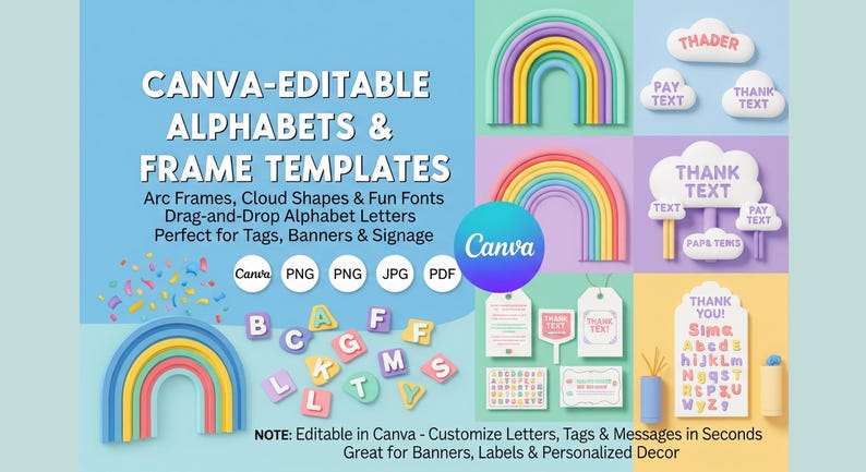 120,000+ Party Favor Templates and Mockups Mega Bundle | Canva Editable ...