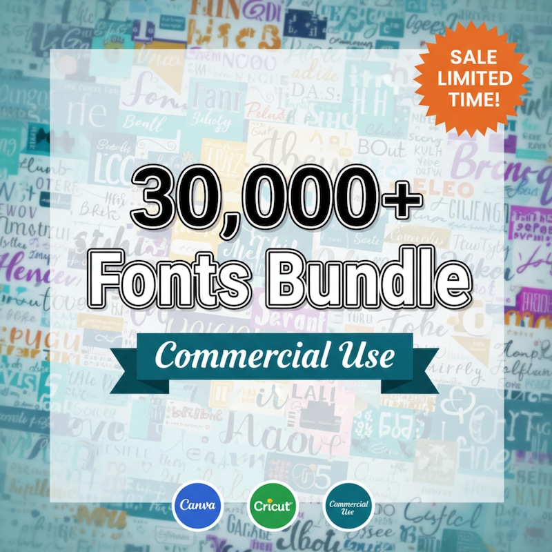 Photoshop Template Fonts - Etsy UK