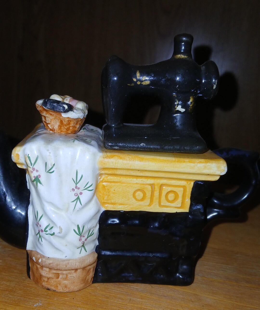 Rare Sewing Machine Teapot - Etsy