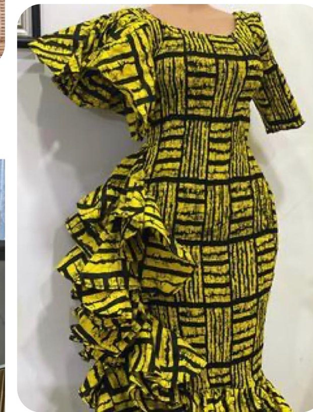 African Ankara Dress, Anniversary Dress Graduation Dress, African Women ...