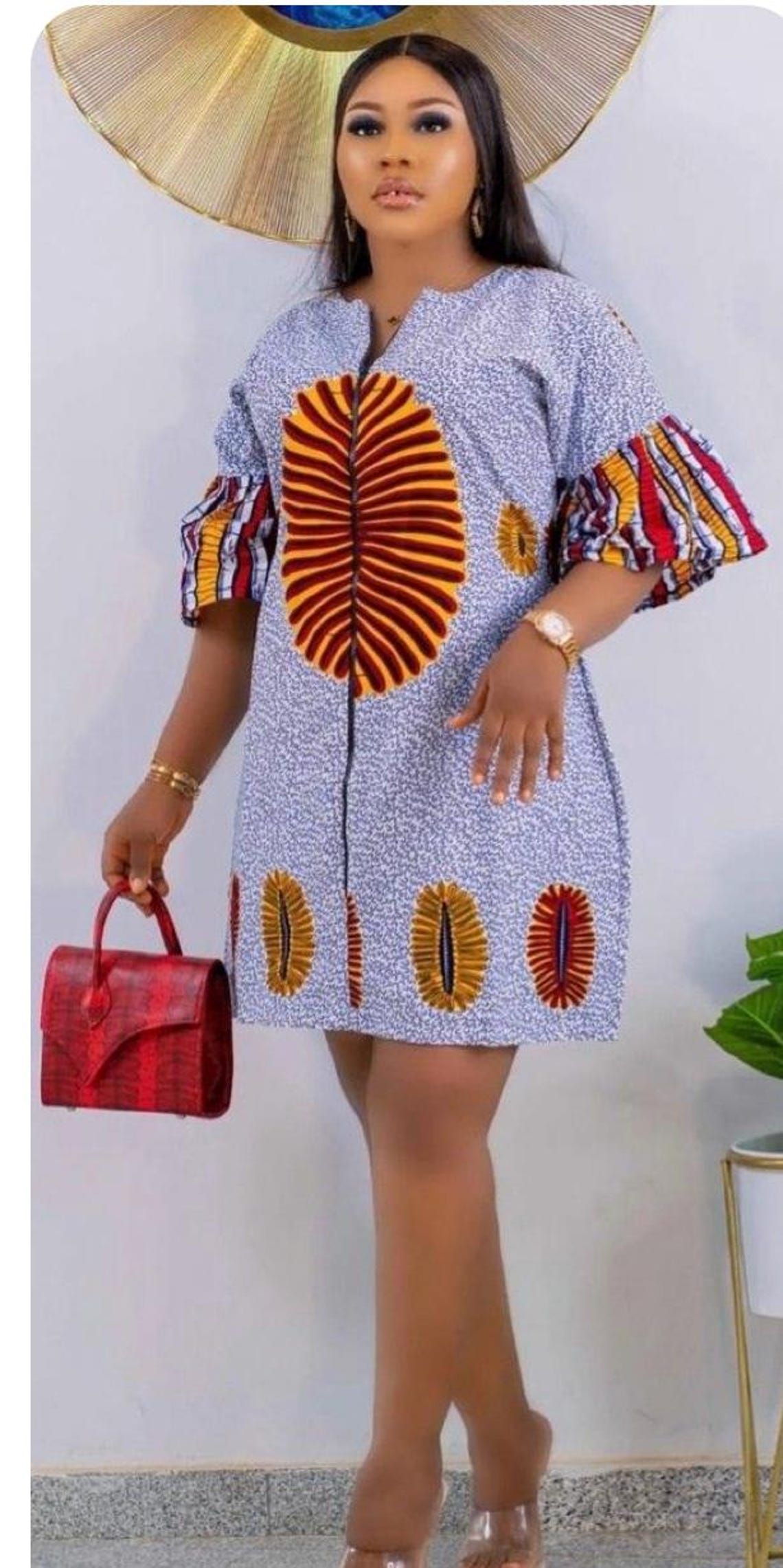 African Ankara Dress, Anniversary Dress Graduation Dress, African Women ...