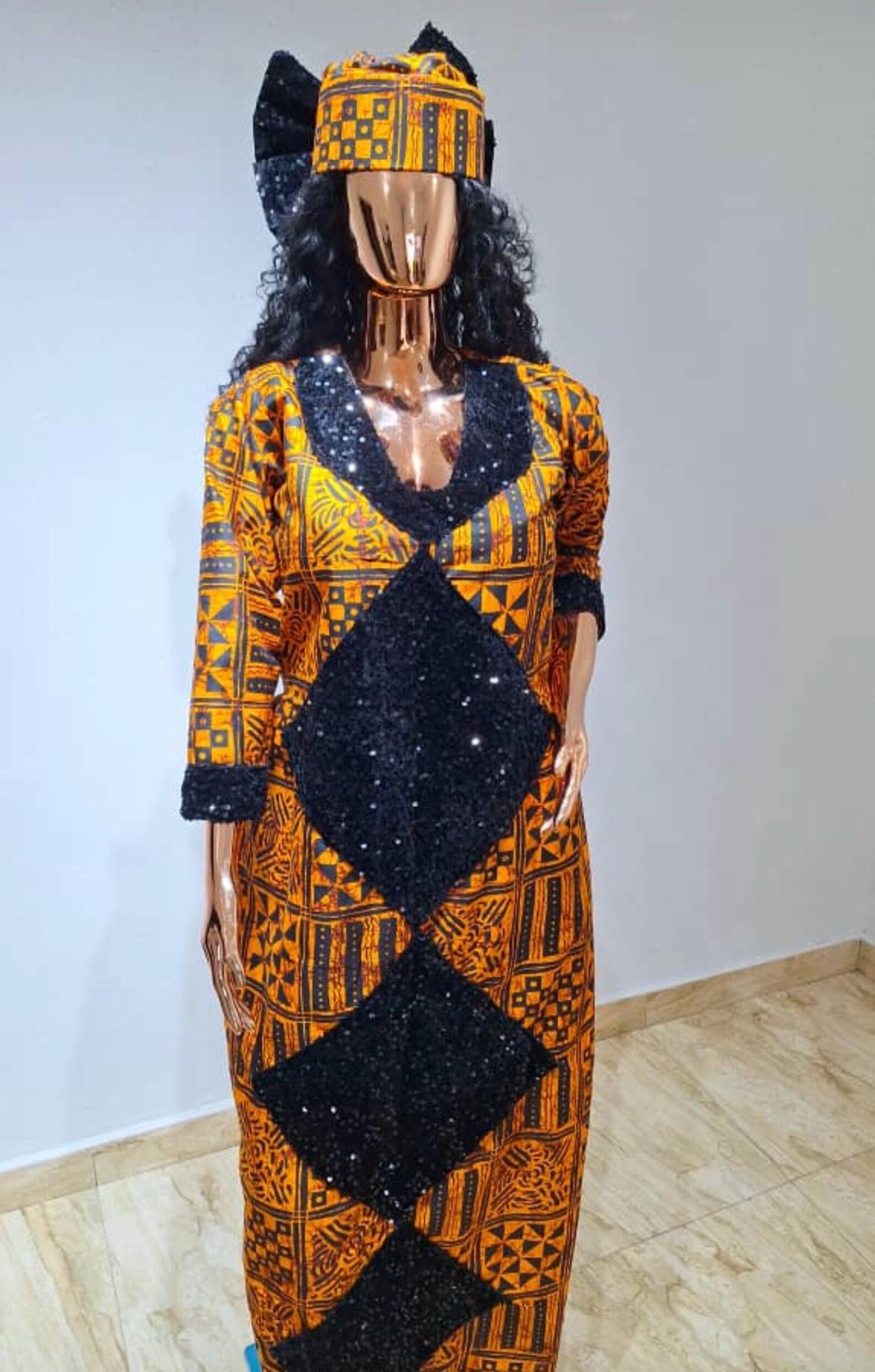 African Ankara Dress, Anniversary Dress Graduation Dress, African Women ...