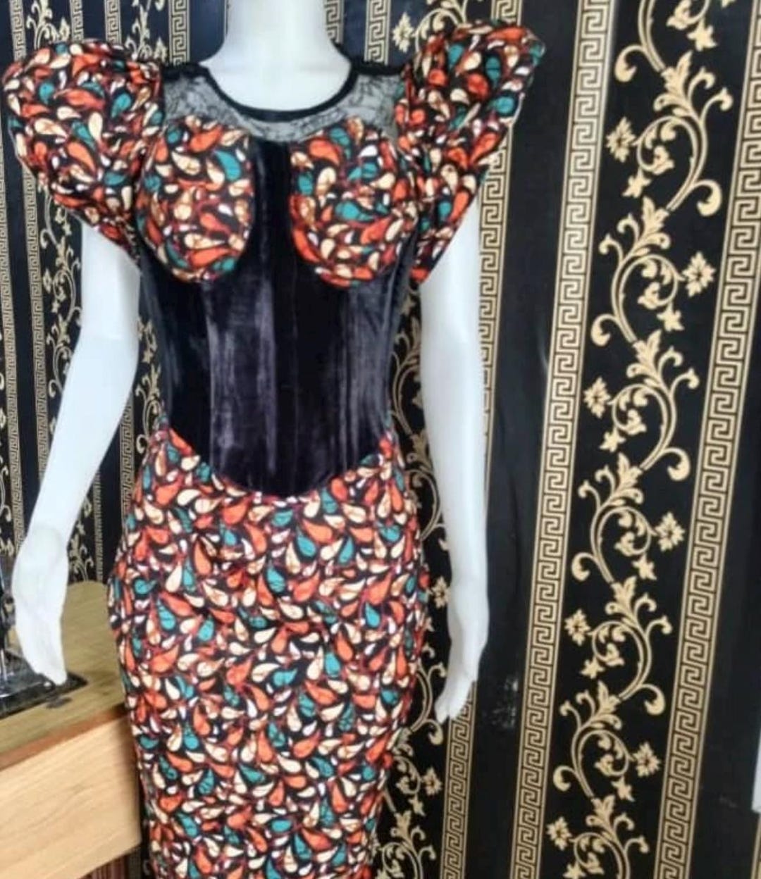 African Ankara Dress, Anniversary Dress Graduation Dress, African Women ...