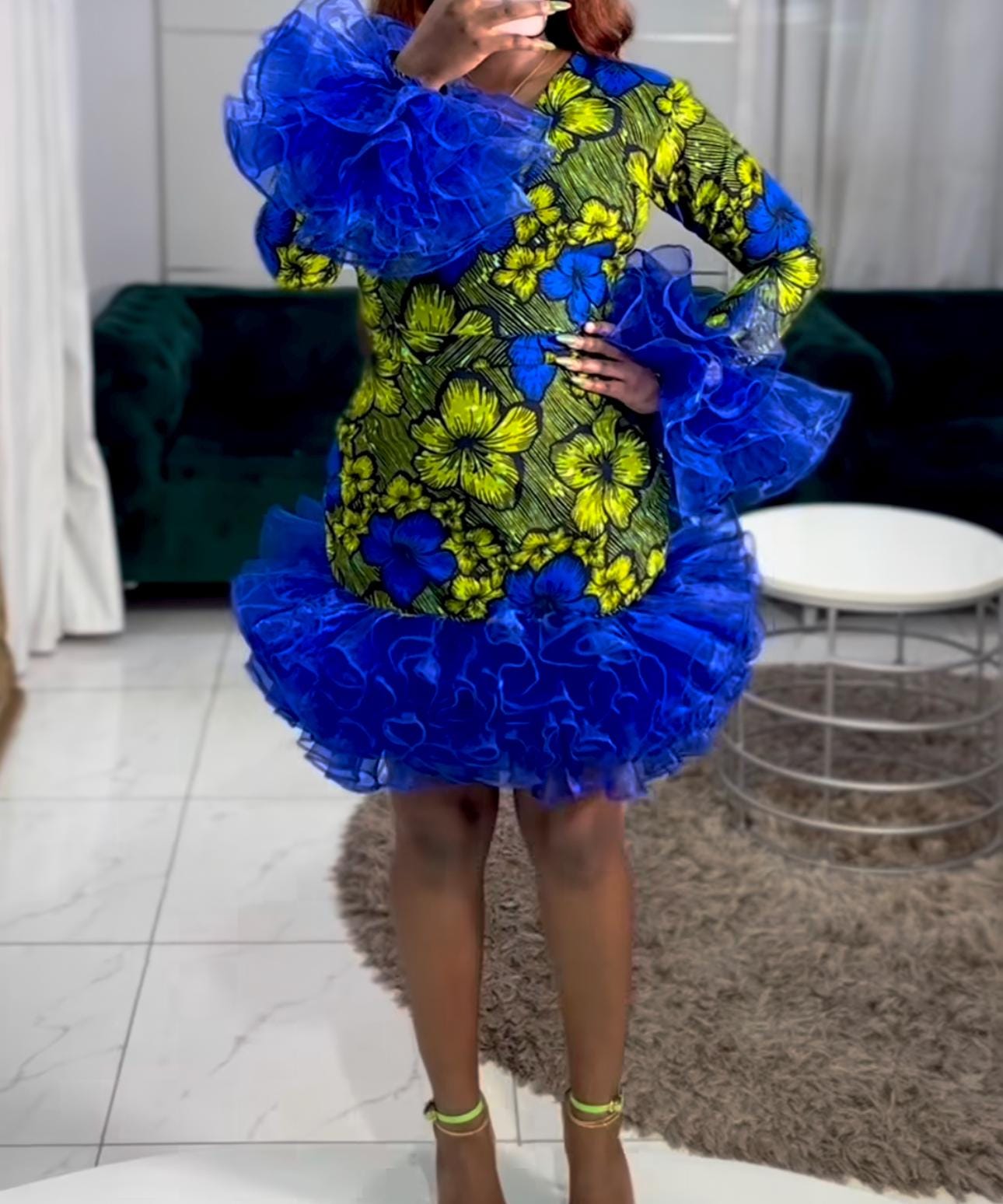 African Ankara Dress, Anniversary Dress Graduation Dress, African Women ...