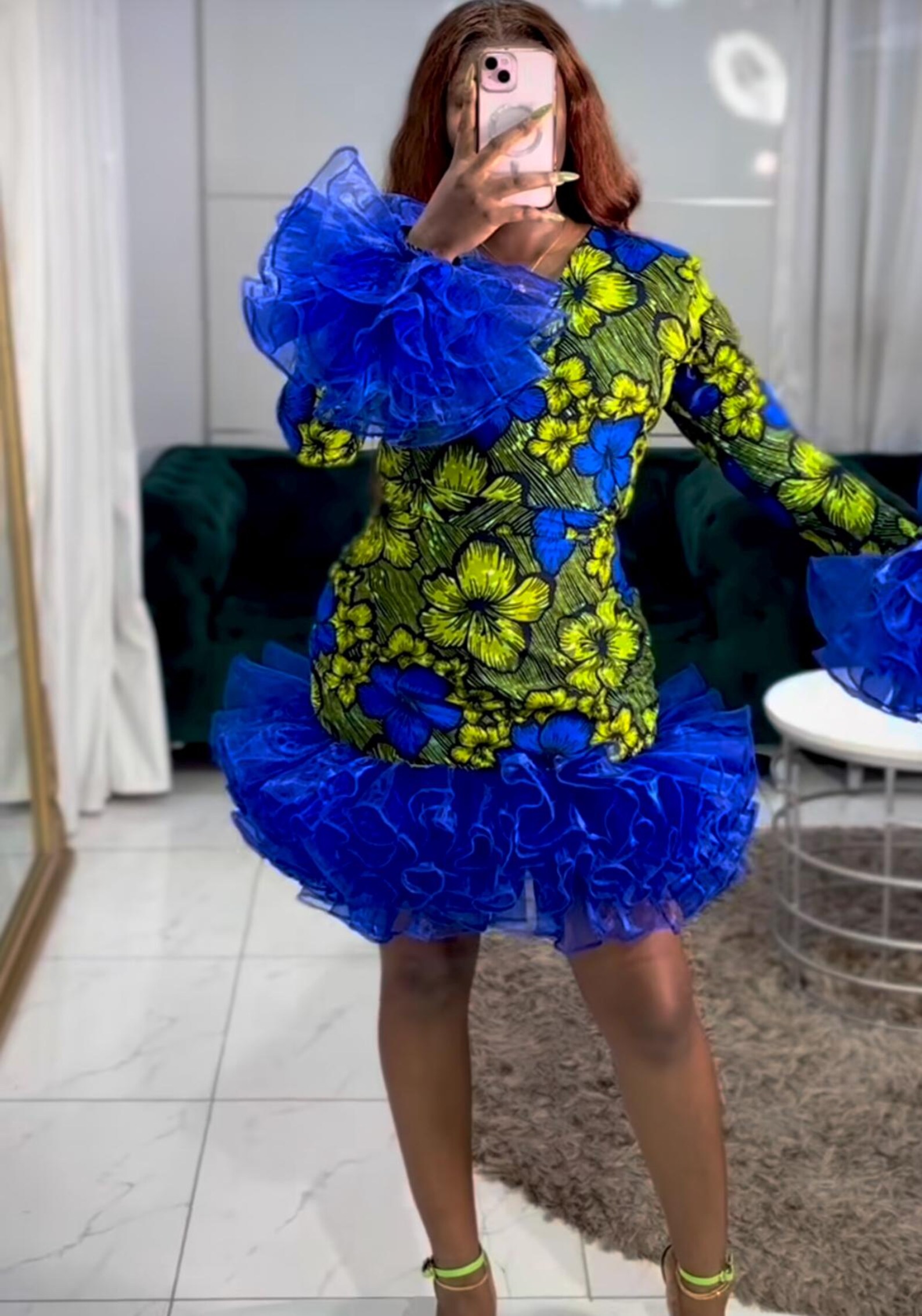 African Ankara Dress, Anniversary Dress Graduation Dress, African Women ...