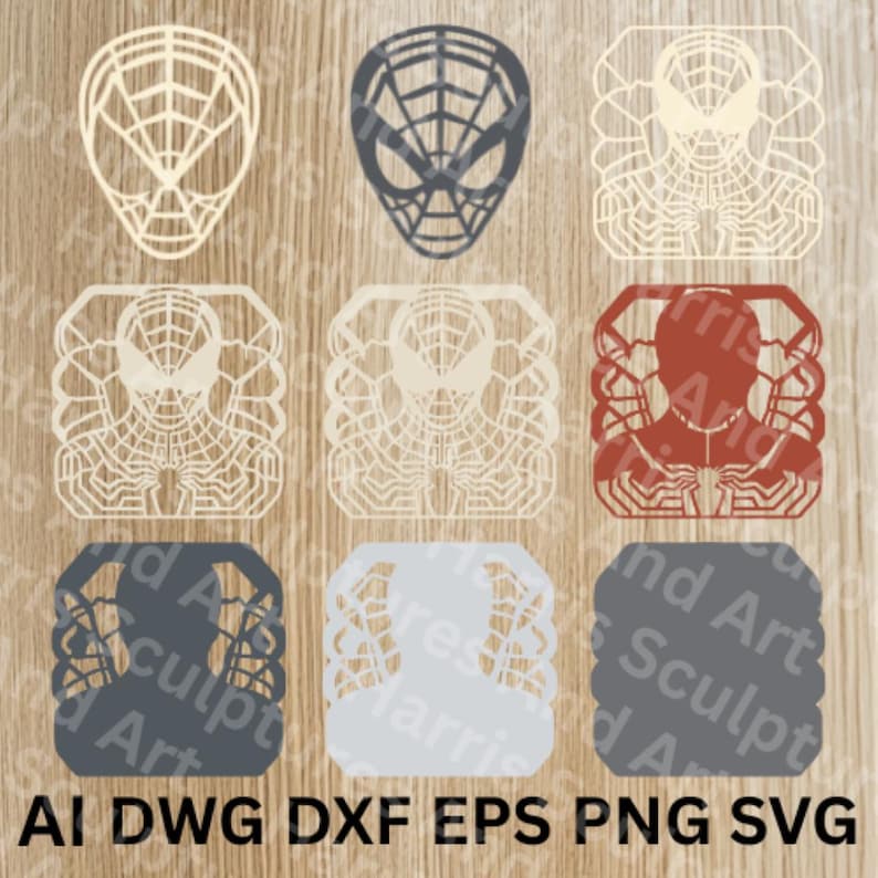 Comic Superhero Multilayer SVG | Hero Laser Cut File | 3D Layer Cutting ...