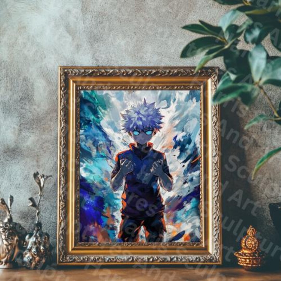 Killua Zoldyck Portrait PDF | Downloadable and Printable Design ...