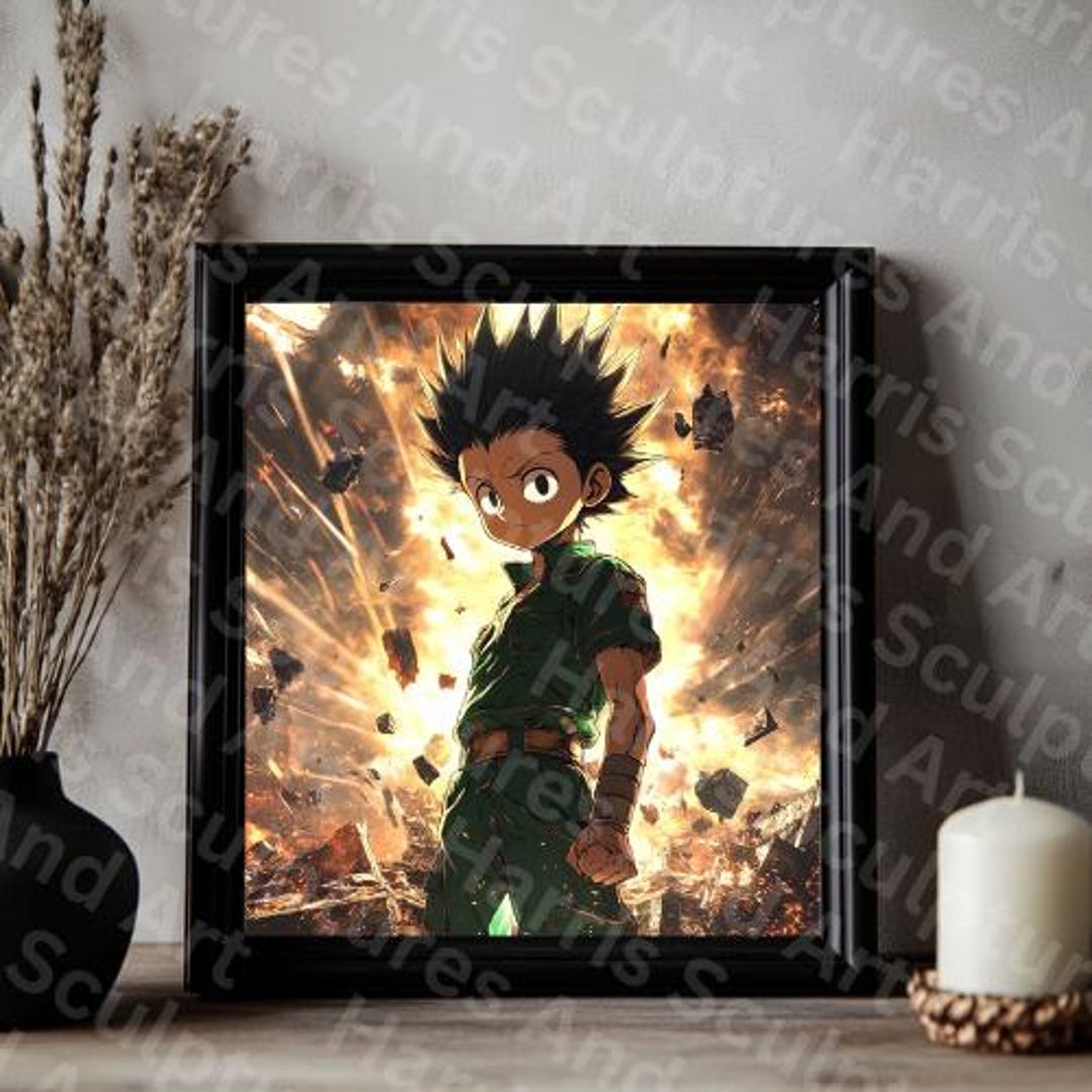 Downloadable and Printable Design | Anime Portrait PDF | Manga Hanging ...
