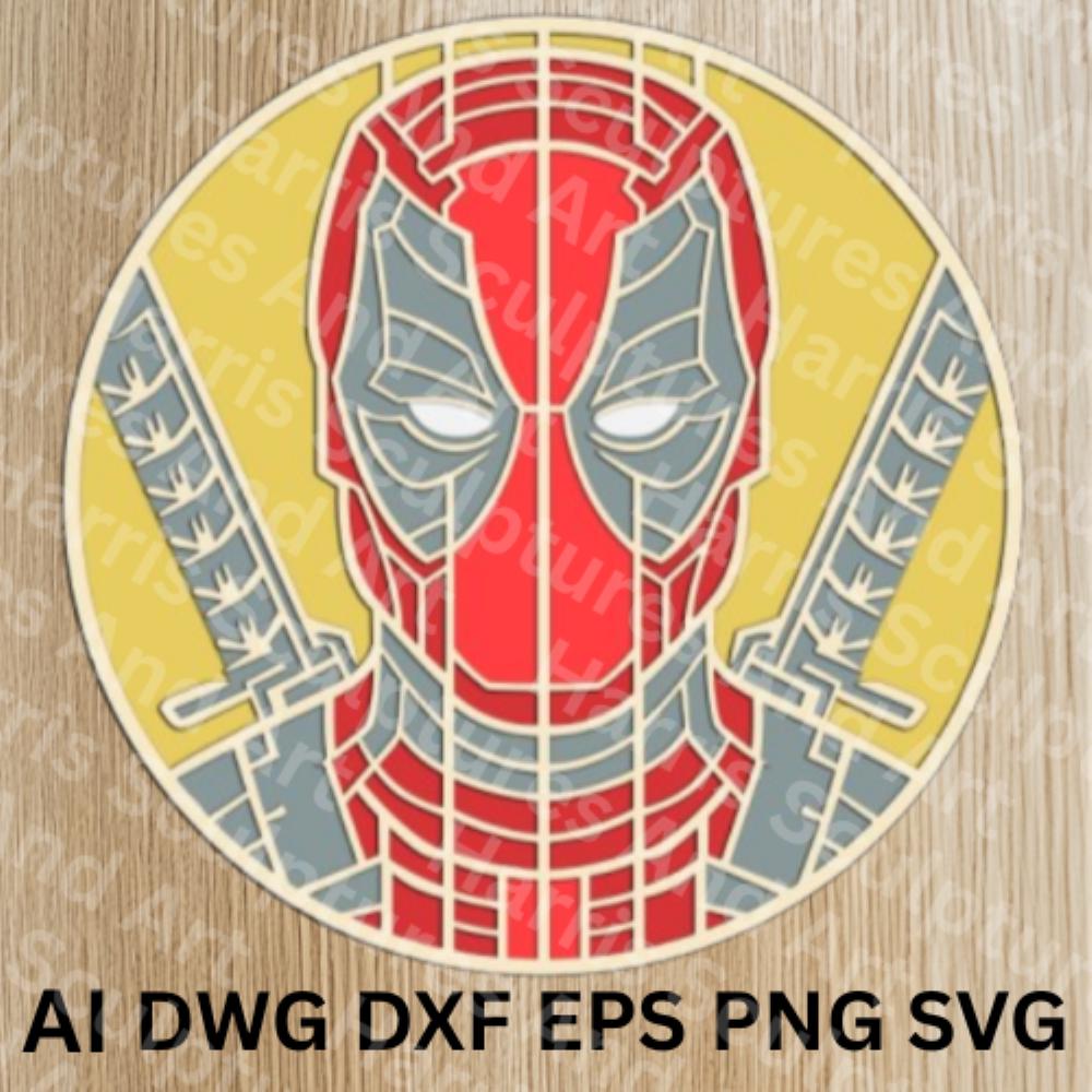 BUNDLE Comic Superhero Multilayer SVG | Hero Laser File | 3D Layer ...