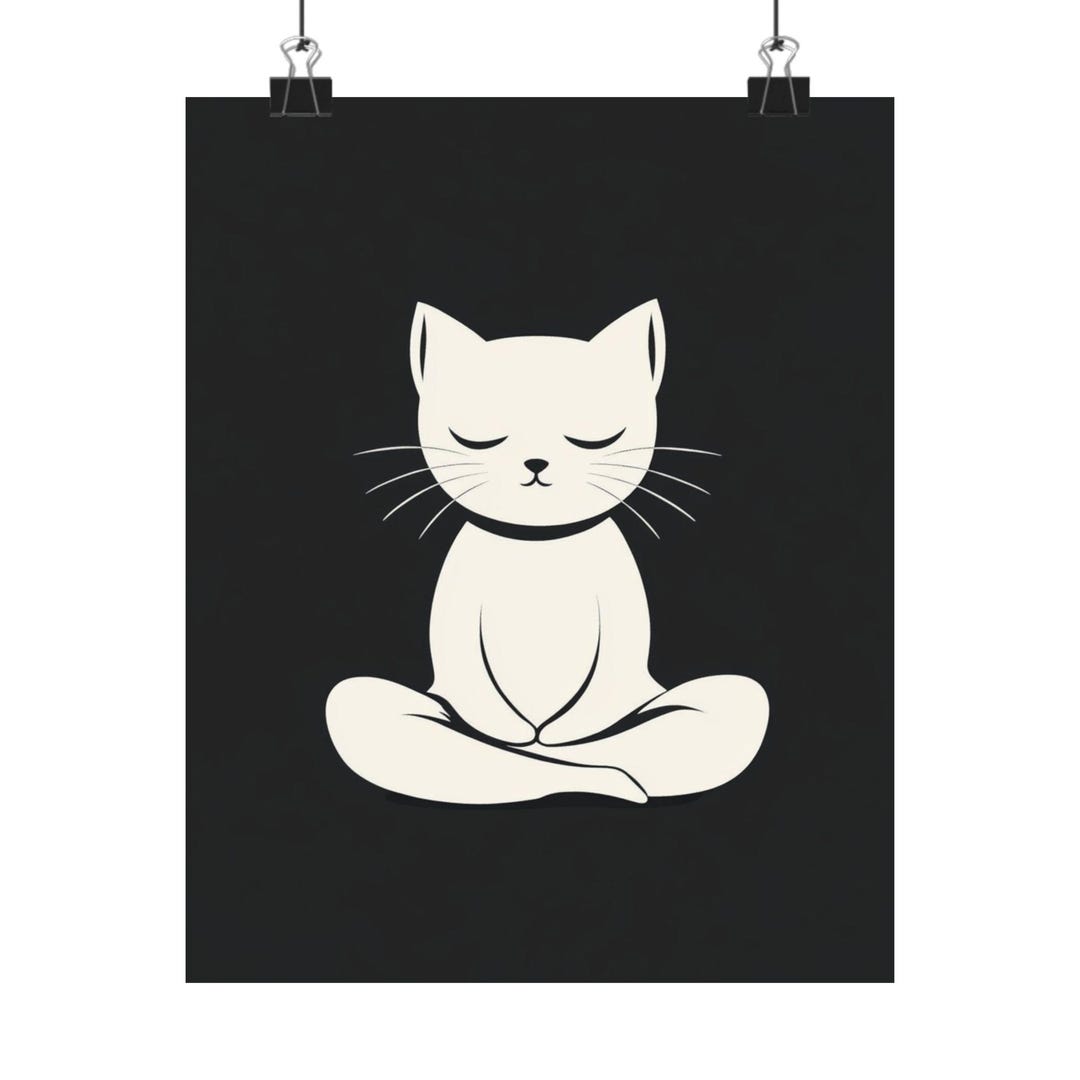 Yoga Cat, Meditation, Mindfullness, Poster Cats, Cute Cats, Cat Poster ...