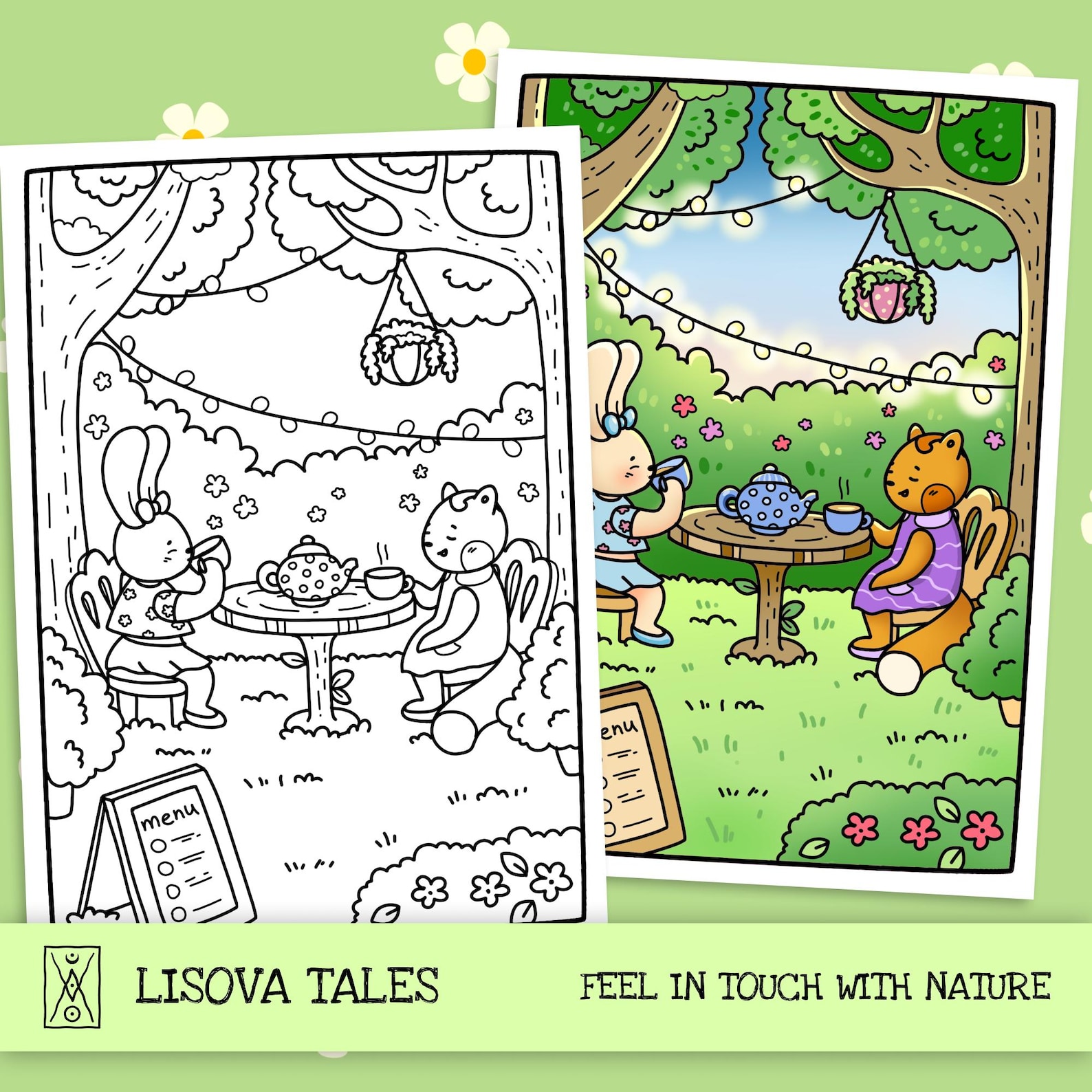 10 Cute Forest Animals Coloring Pages for Kids and Adults | Printable ...