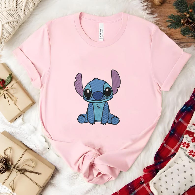 Stitch Embroidery Design, Stitch Embroidery Machine File, Cute Stitch ...