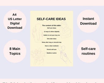 Self Care Journal, Self Care Workbook, Self Love, Burnout, Stress ...