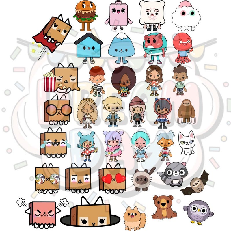 Toca boca characters - Etsy.de