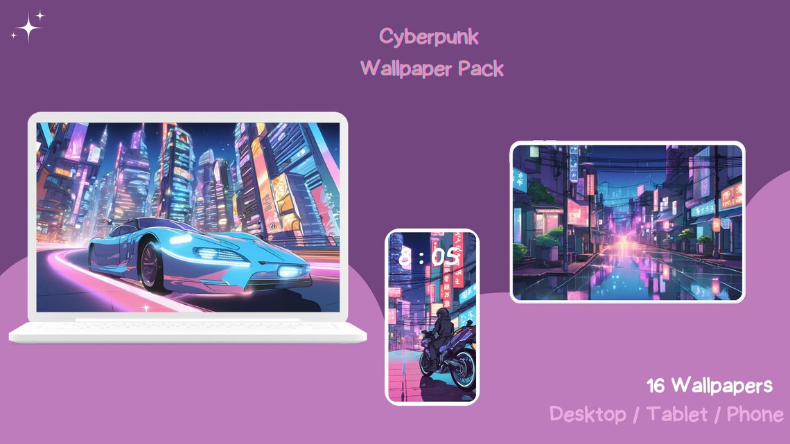 Cyberpunk Wallpapers Pack - Anime, Night Lights Vibe, City Lights ...