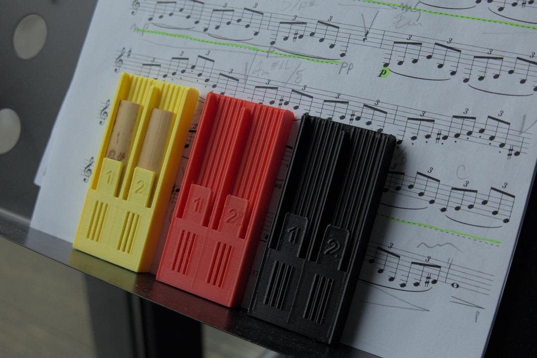 Clarinet Reed Case 4 Slots, 3D Printed Reed Case - Etsy