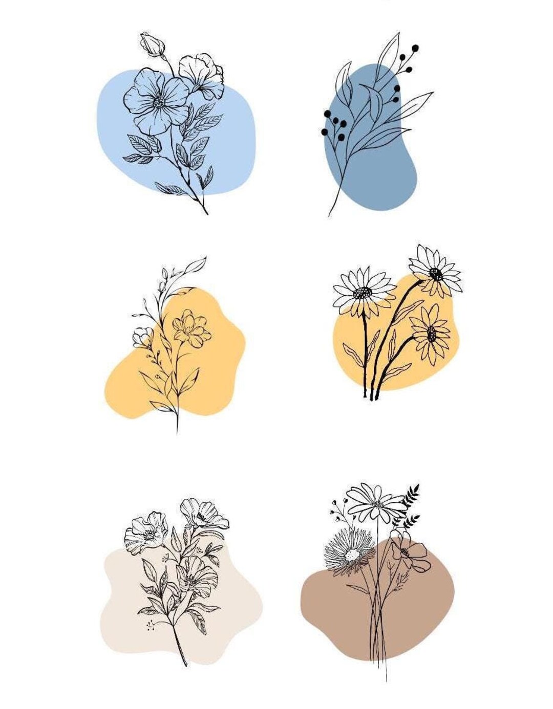 Sticker Templates to Print - Etsy