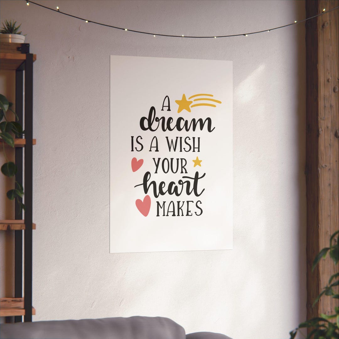 Vertical Posters, Dreams Quote, Motivational Inspirational Wall Art ...