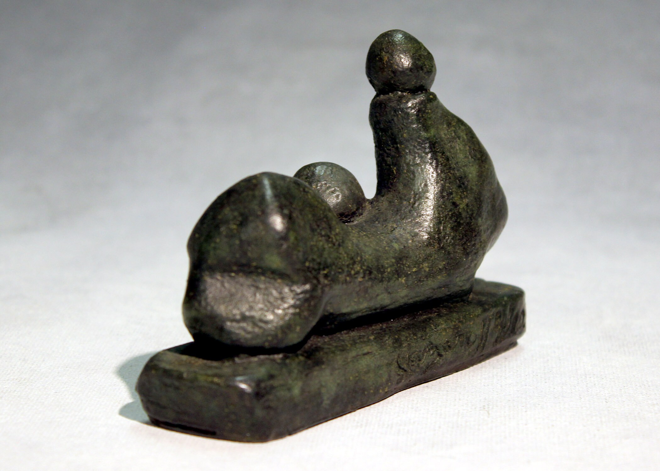 Bronze Sculpture Modeled Bronze Fine Art Bronze After Henry Moore ...