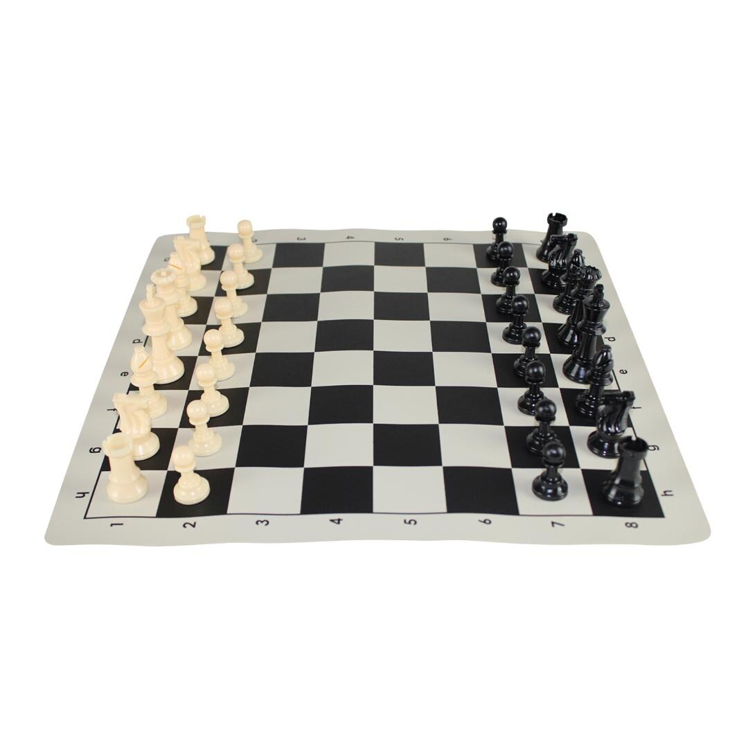 Black Club Roll up Chess Set 14 Inch - Etsy