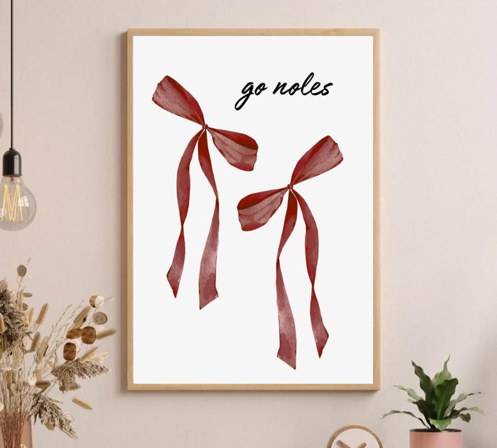 FSU Florida State University Seminoles Wall Decor | Set of 8 | Dorm ...