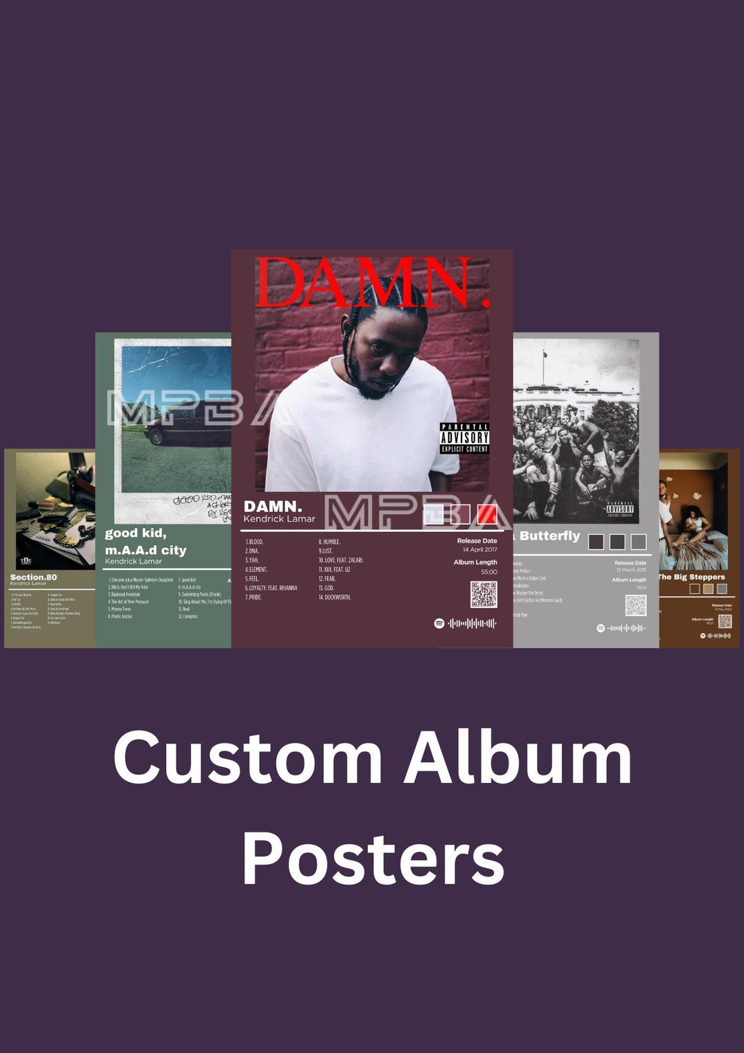 Custom Album Posters | Wall Decorations | Music Merch | Design Posters ...