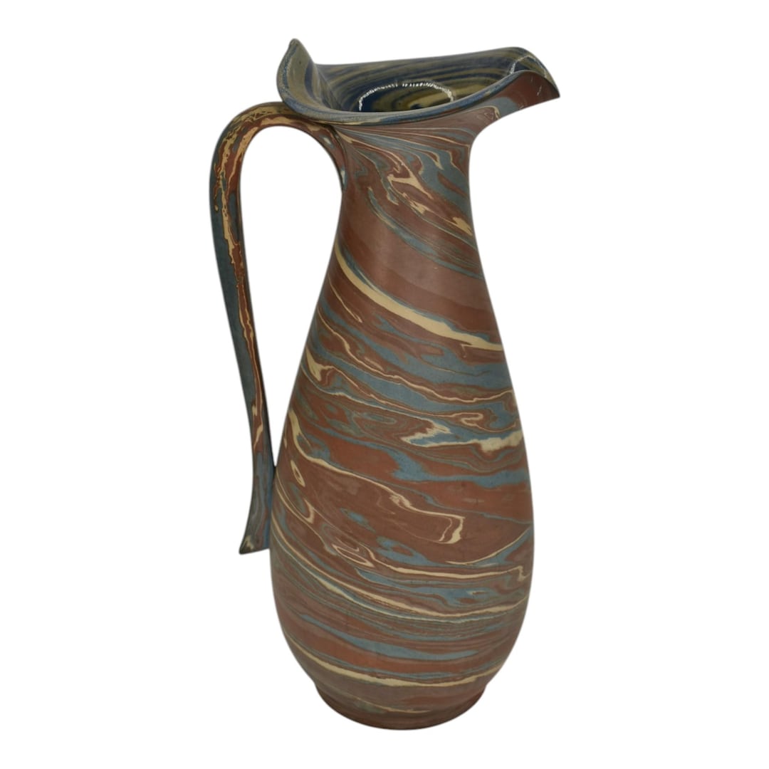 Niloak Mission Swirl 1910-24 Vintage Hand Made Art Pottery Brown 10 ...