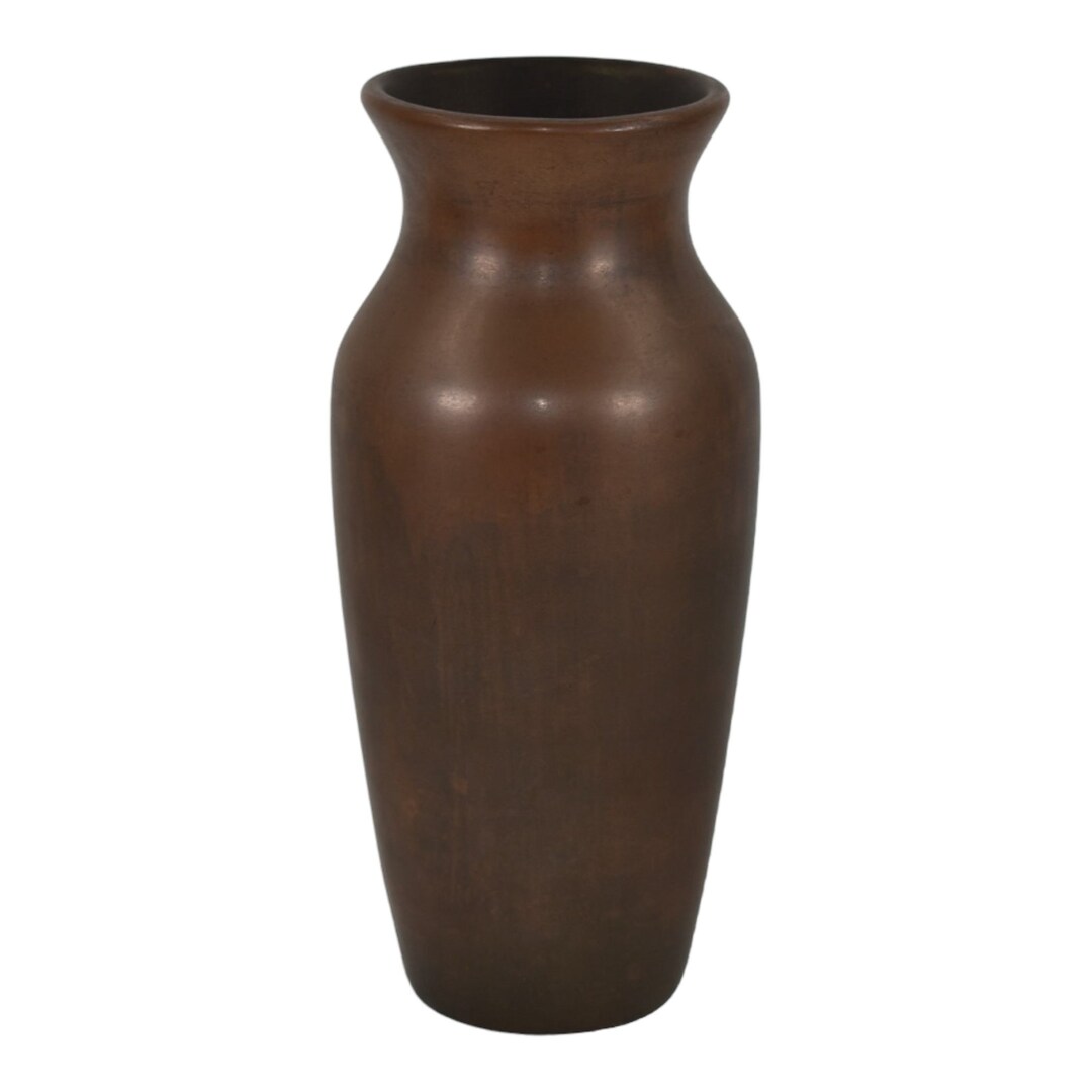 Clewell Copper Clad Vintage Arts and Crafts Pottery Matte Bronze Vase ...
