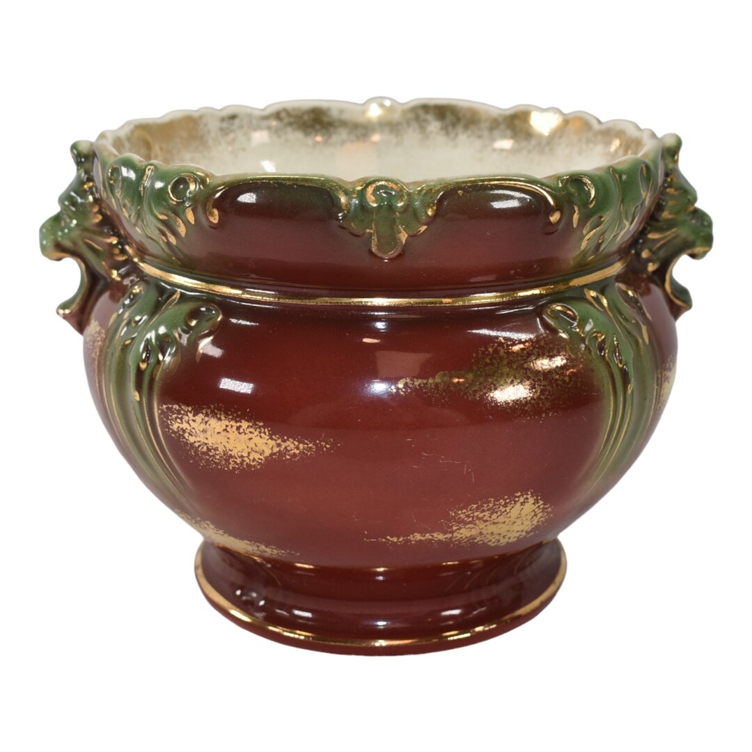 DF Haynes Baltimore Art Nouveau Pottery Blended Lion Head - Etsy