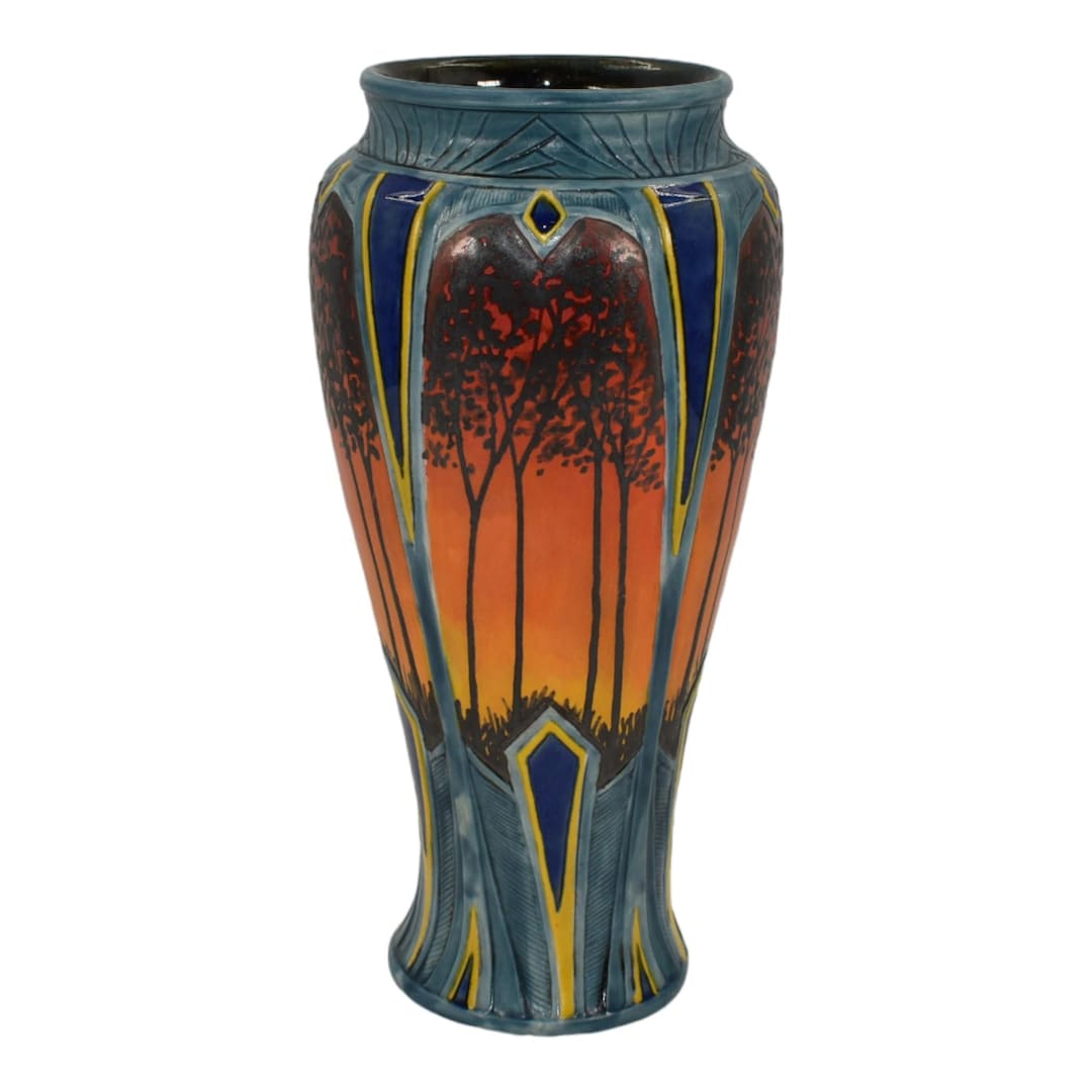 Calmwater Designs Stephanie Young 2017 Pottery Trees at Sunset Porcelain Vase - Etsy