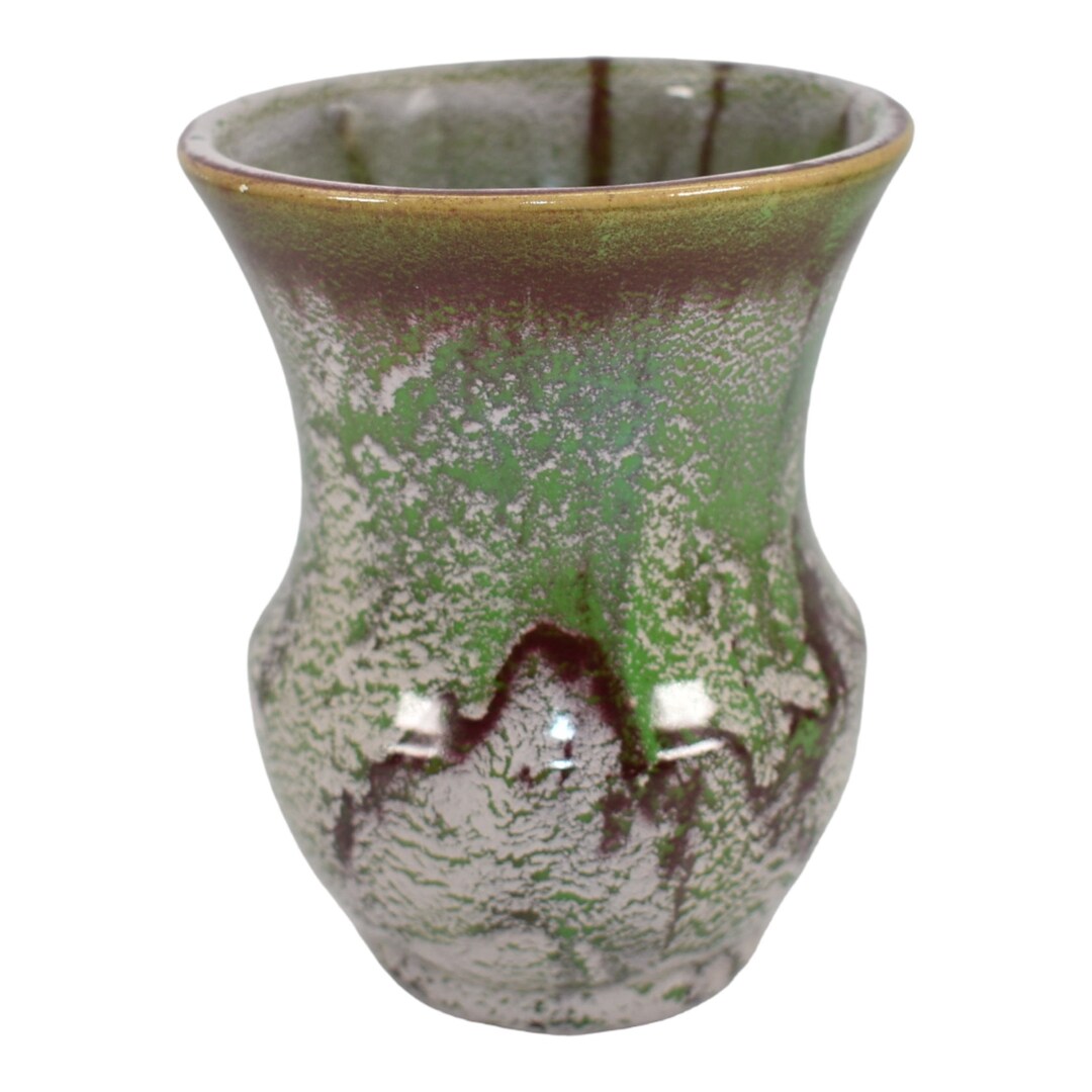 Weller Greenbriar Early 1930s Art Deco Pottery Purple Green Flowing ...