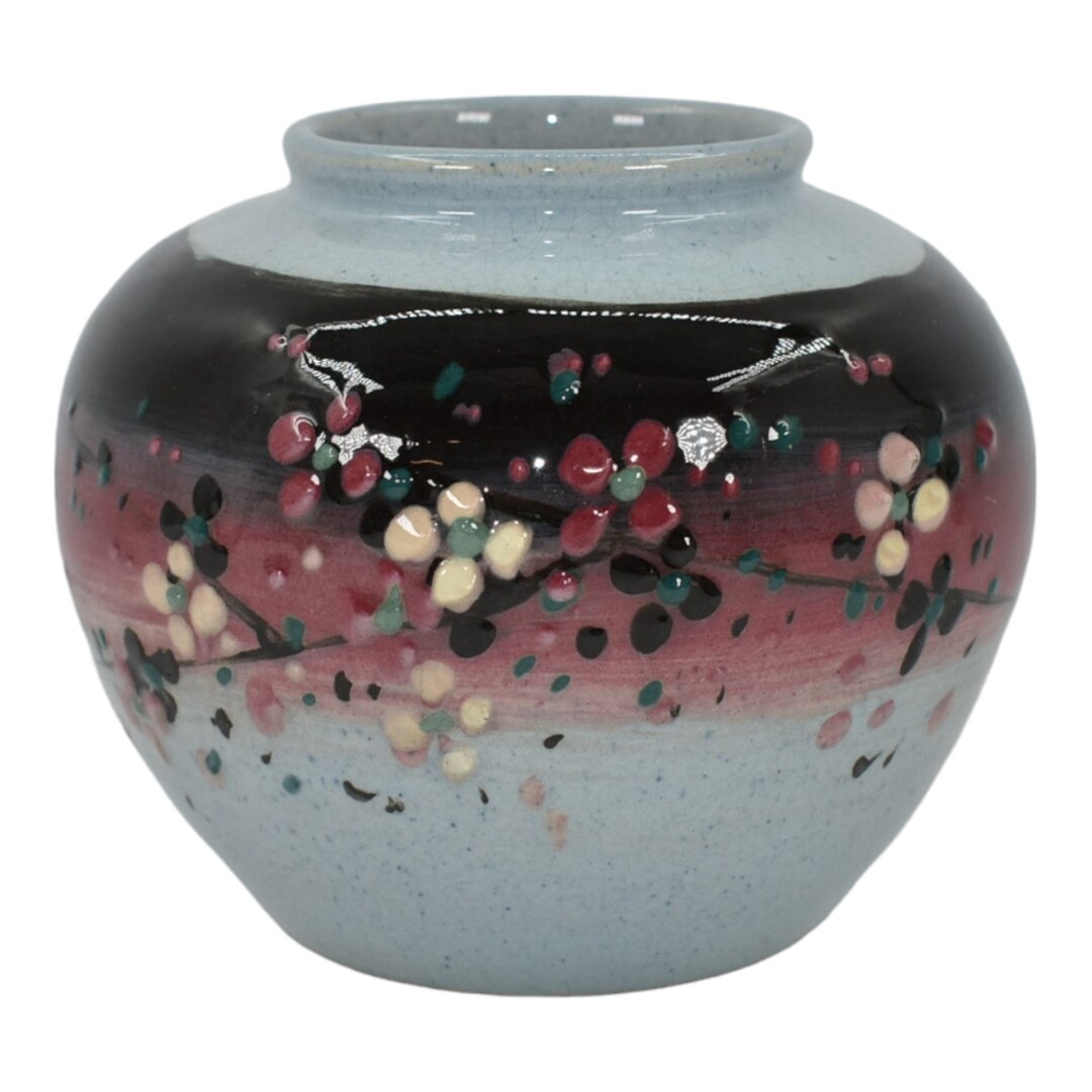 Weller Eocean Late Line 1898-1918 Pottery Squeeze Bag Hand Painted ...