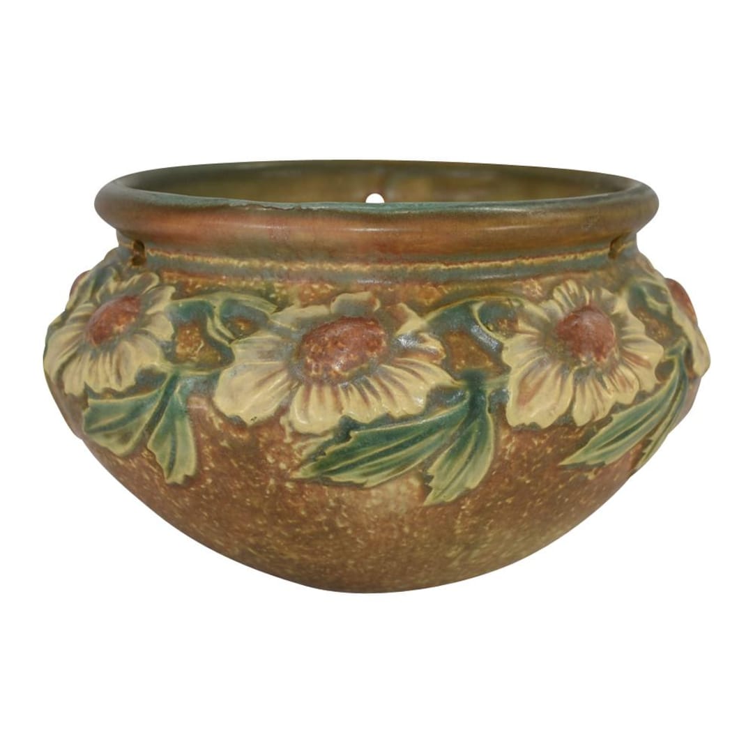 Roseville Dahlrose Hanging Basket