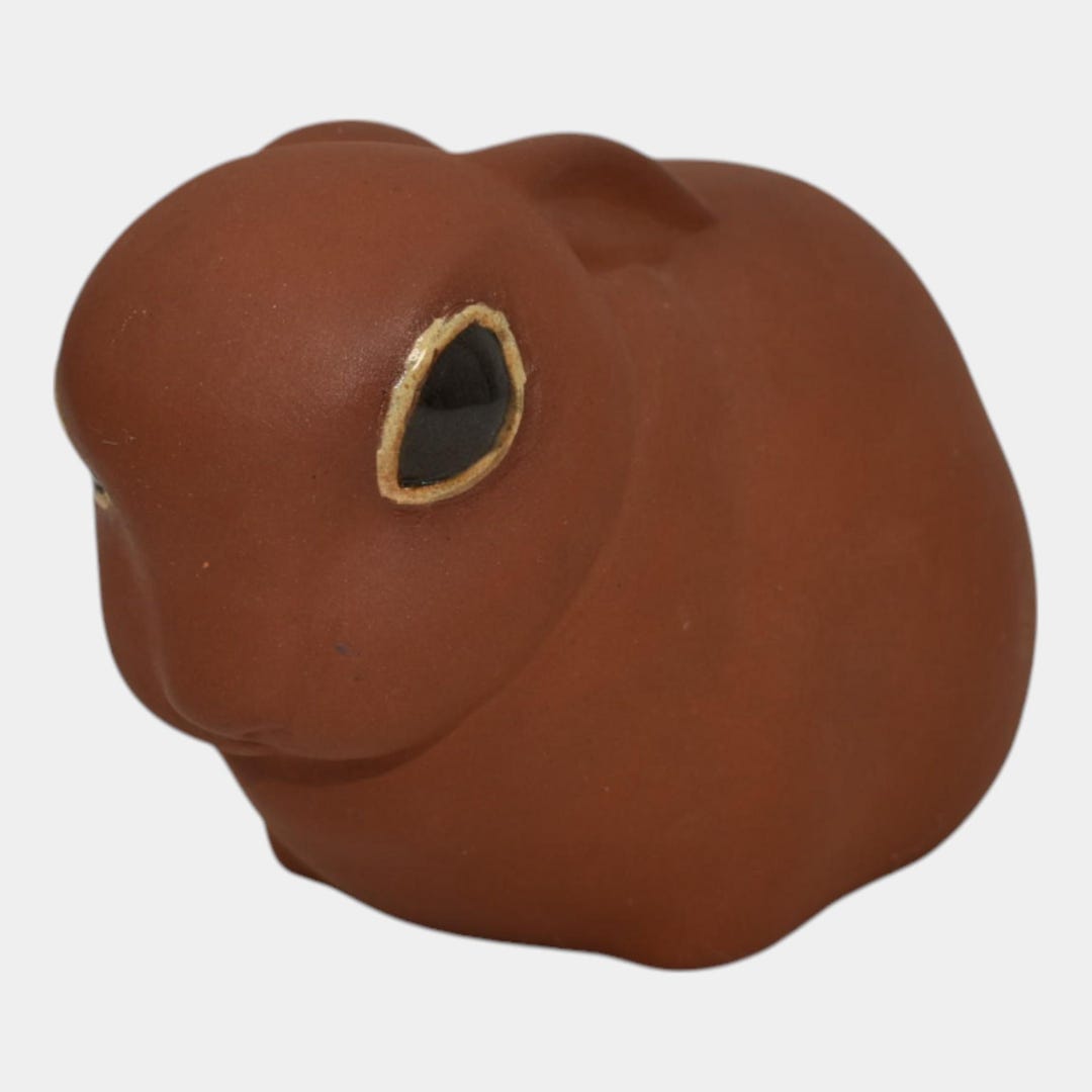Nicodemus Vintage Art Pottery Brown Rabbit Figurine Statue - Etsy