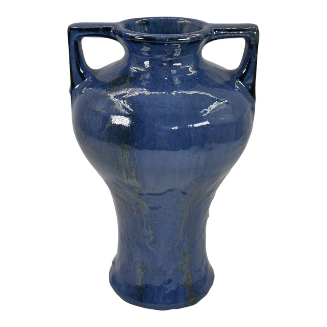 Fulper 1917-27 Vintage Arts and Crafts Pottery Blue Flambe Ceramic Vase 645 - Etsy
