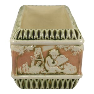 Roseville Donatello 1916 Vintage Art Pottery Ceramic Window Box Planter ...