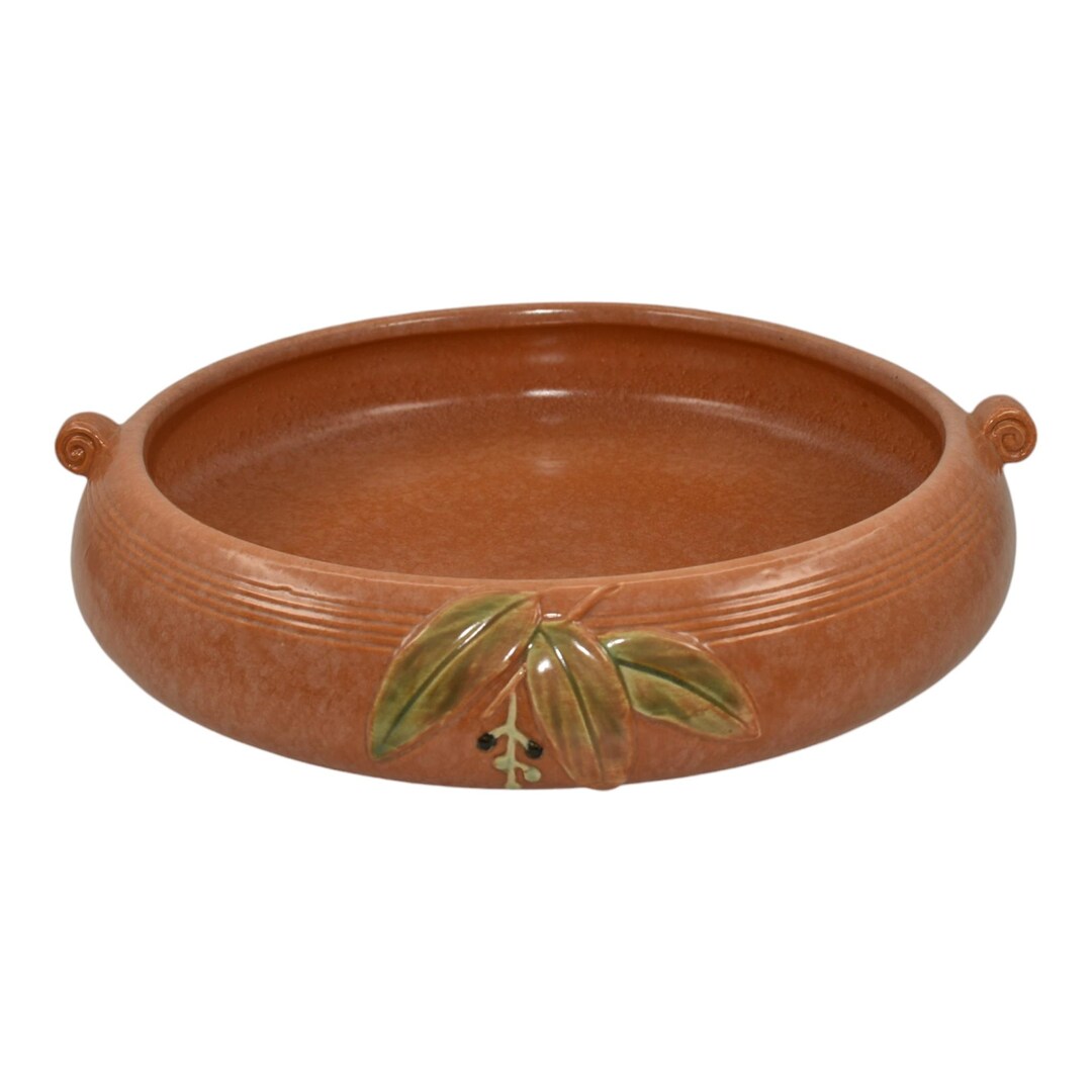 Weller Cornish 1933 Vintage Art Deco Pottery Brown Ceramic Large ...