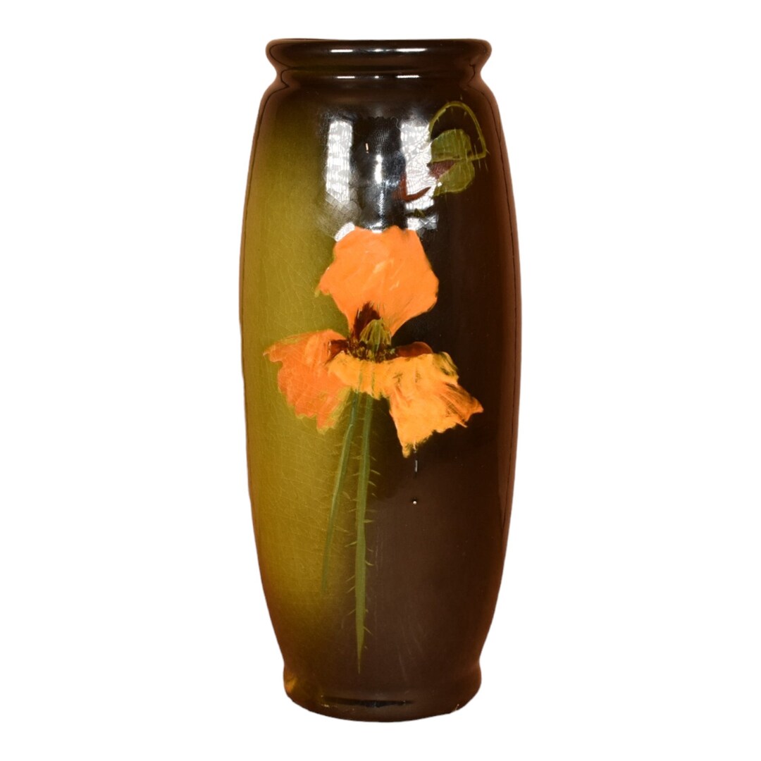 Zanesville Pottery La Moro Standard Glaze Iris Ceramic Vase Artist ...