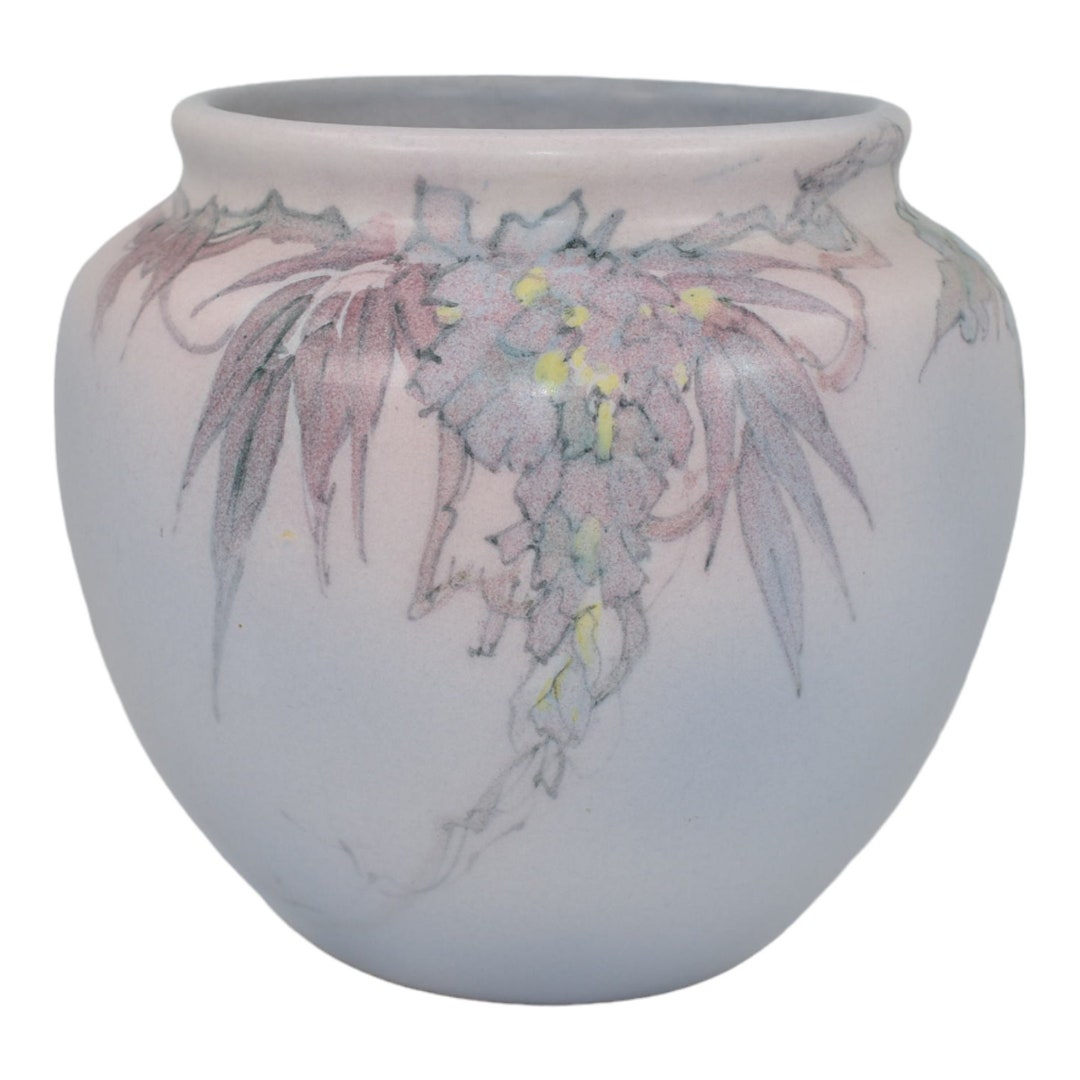 Weller Hudson Perfecto Early 1900s Vintage Pottery Floral Ceramic Vase ...