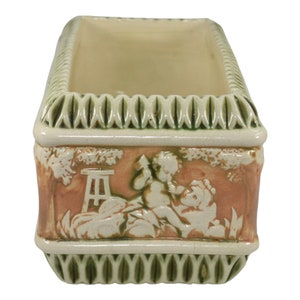 Roseville Donatello 1916 Vintage Art Pottery Ceramic Window Box Planter ...