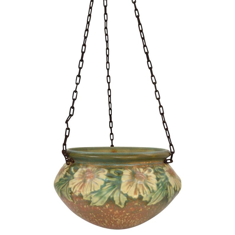 Roseville Dahlrose Hanging Basket