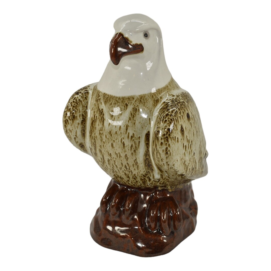 Pigeon Forge Tennessee Art Pottery Brown Eagle Large Figurine Statue ...