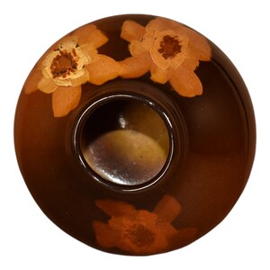 Owens Utopian Early 1900s Art Pottery Brown Hand Painted Ceramic Vase 1050 - Etsy