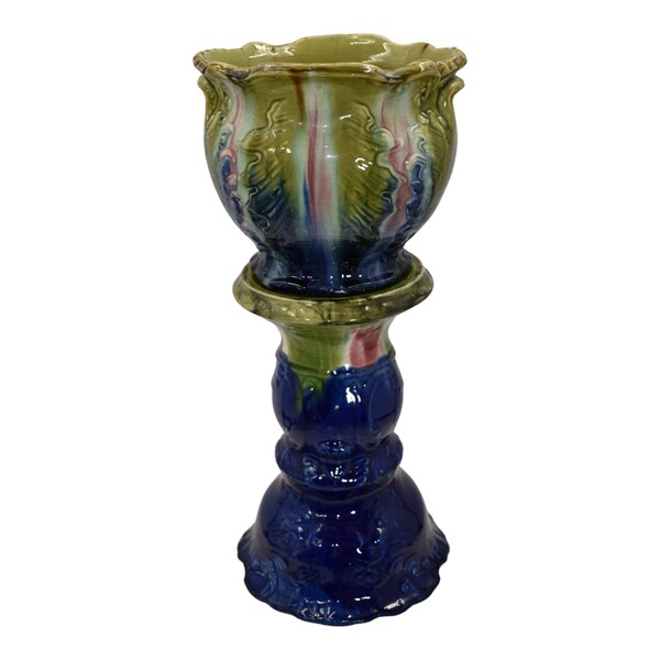 Brush Mccoy Jardiniere Pedestal - Etsy