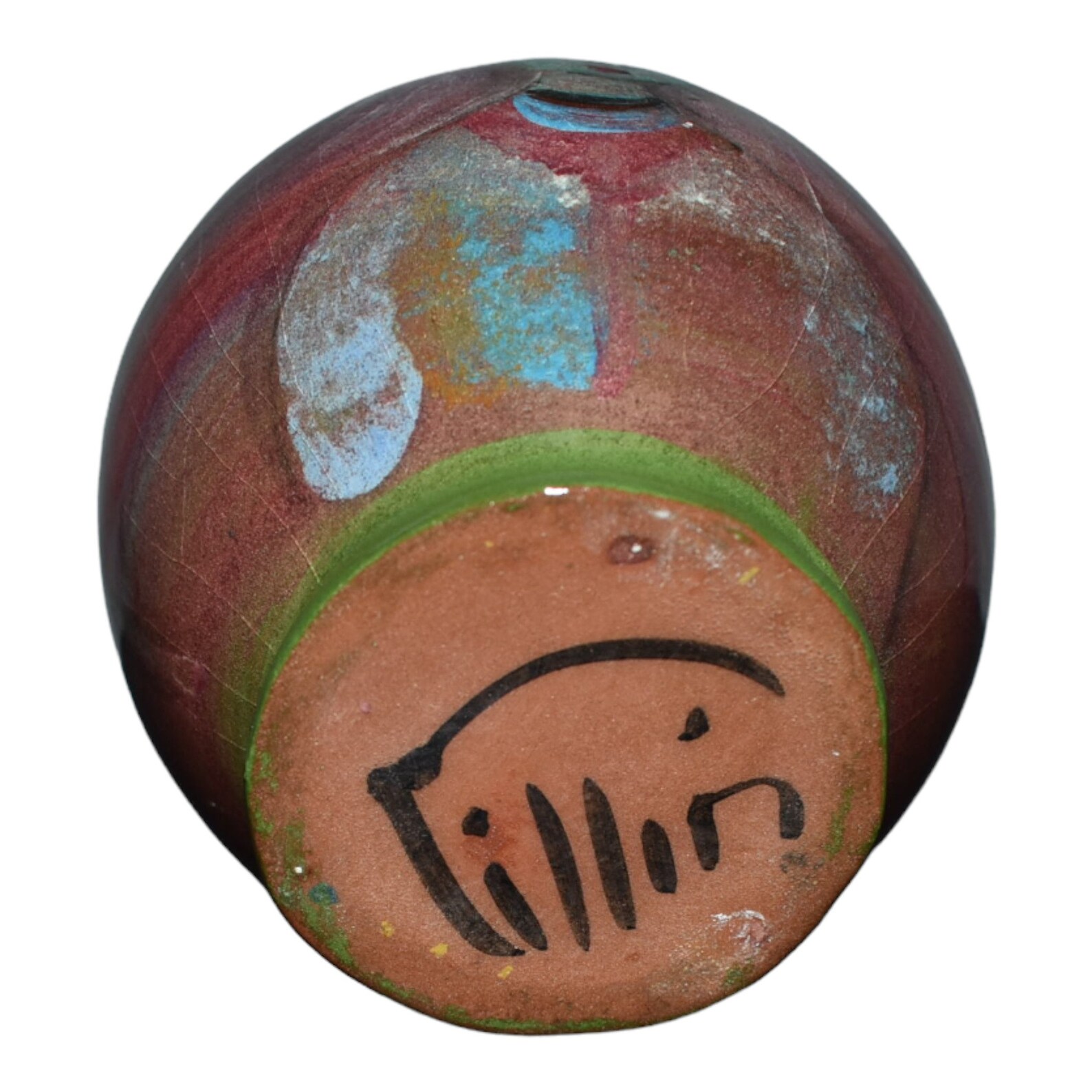 Pillin Studio Pottery Pink Green Art Deco Painted Woman - Etsy