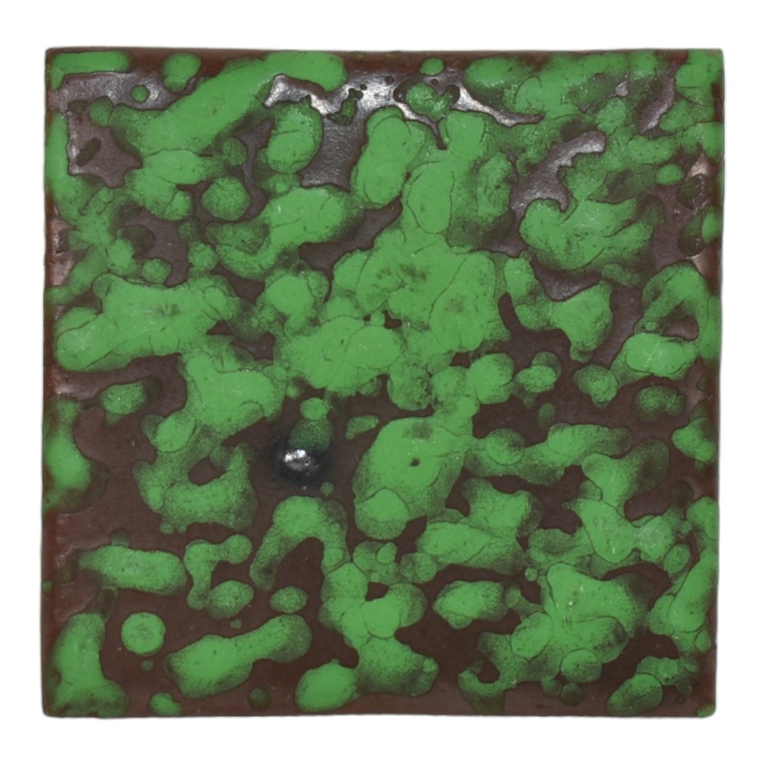 Weller Coppertone 1920s Vintage Arts and Crafts Pottery Green Tile - Etsy