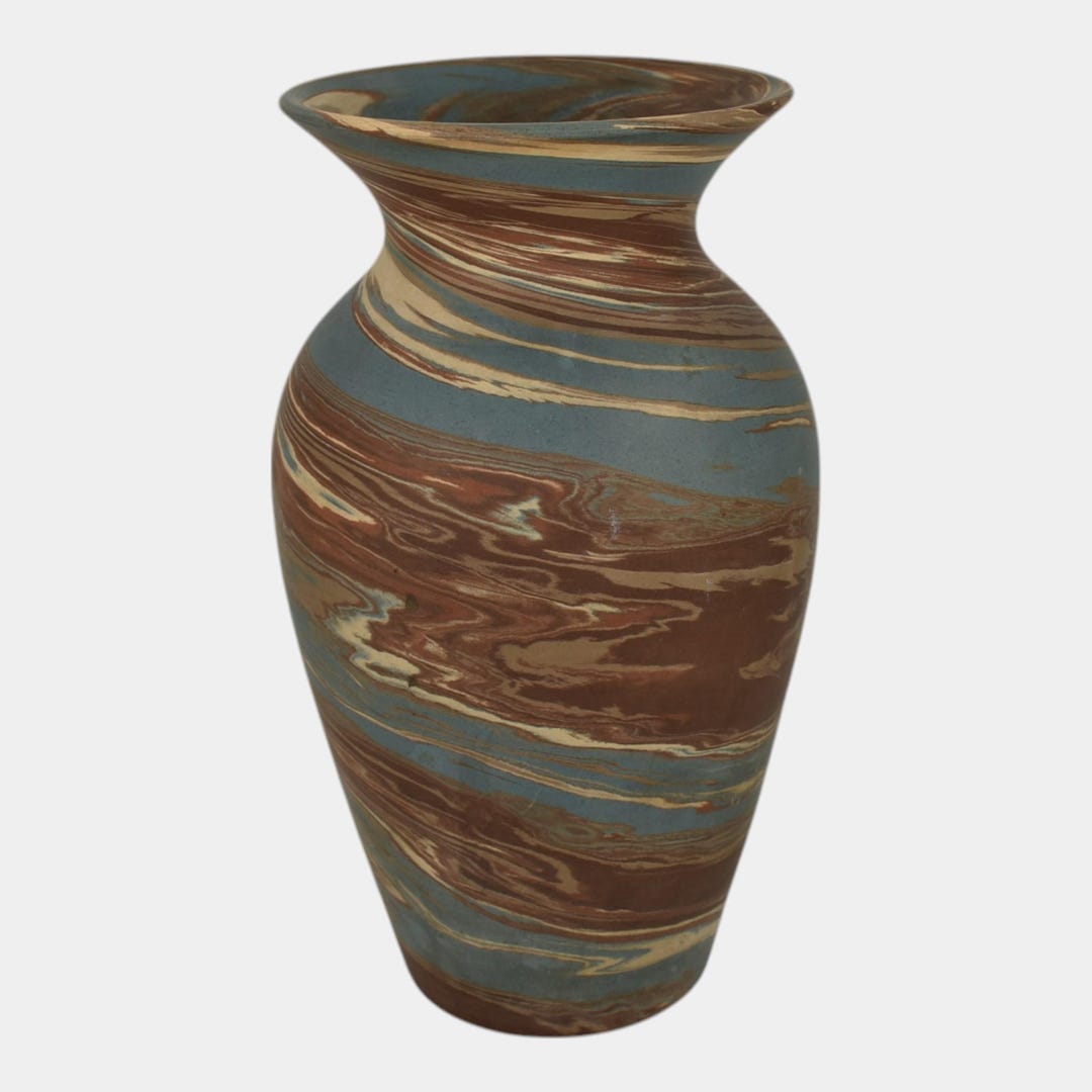 Niloak Mission Swirl 1910-24 Vintage Art Pottery Flared Rim 8" Vase - Etsy