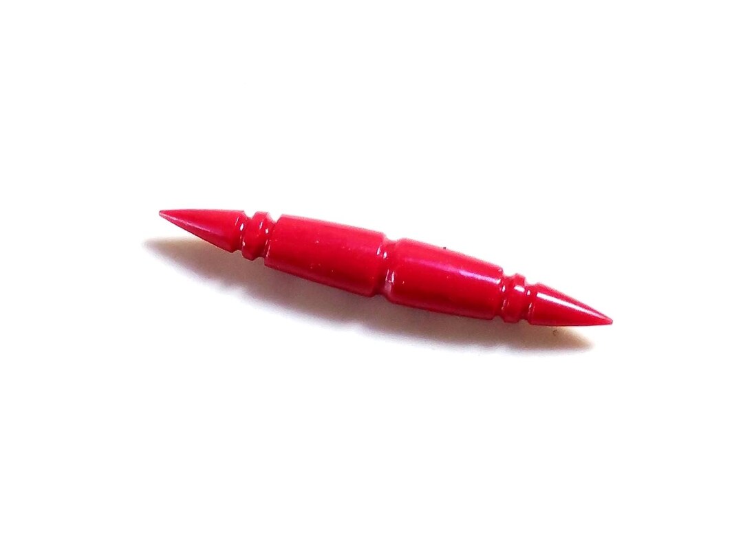 AAA. Red Coral Spike Septum Tusk Pincher Septum Gemstone, Spike Red ...
